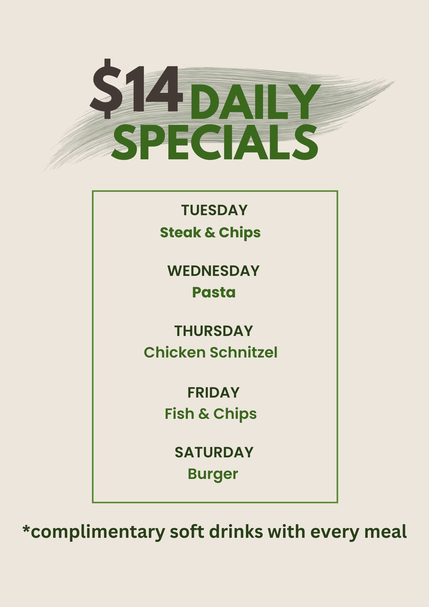 Menu – Hotel Regent